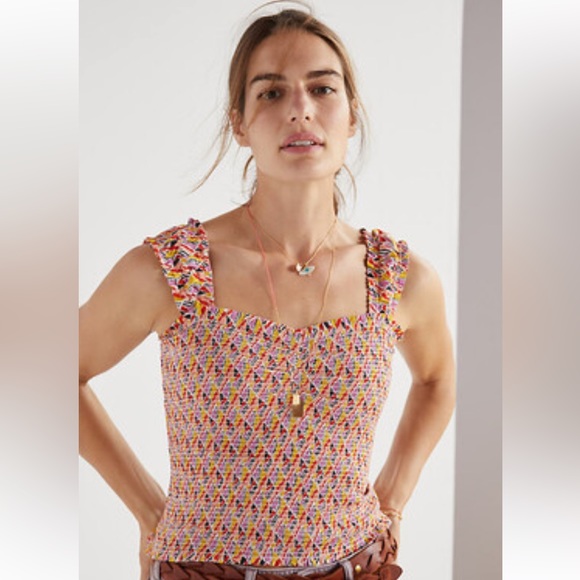 Maeve | Tops | Anthropologie Maeve Smocked Tank Xlarge Nwot | Poshmark